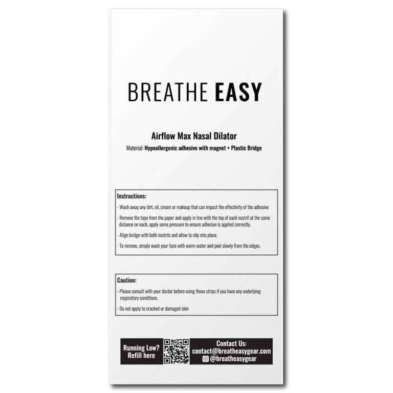 Breathe Easy | Nasal Strips | Nasal Dilator | Mouth Tape